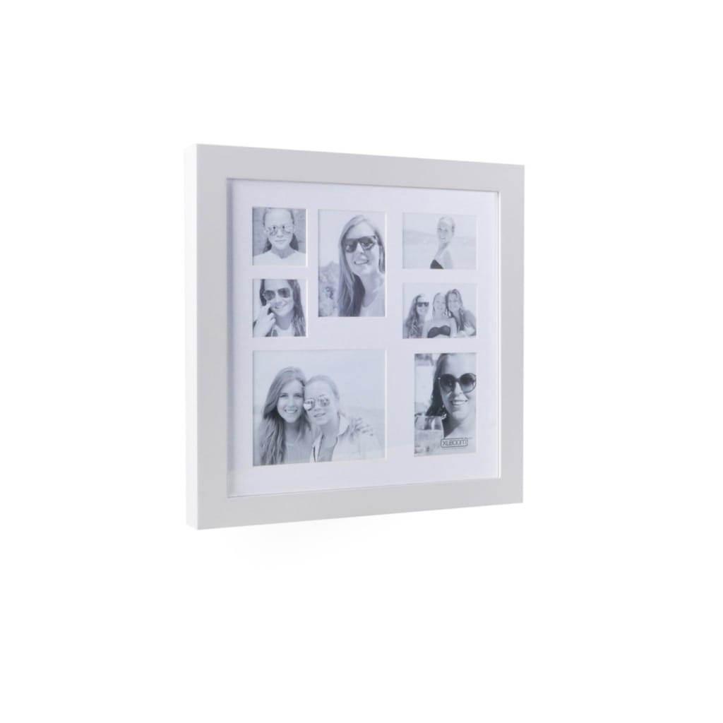 Image Frame (7) Multi Photo - White - XLBOOM - Picture Frames